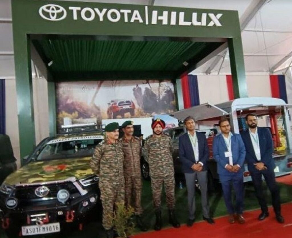 TKM displays special-purpose Hilux that are apt for army usage ...